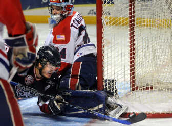 Ams edge Chiefs in OT to tie series