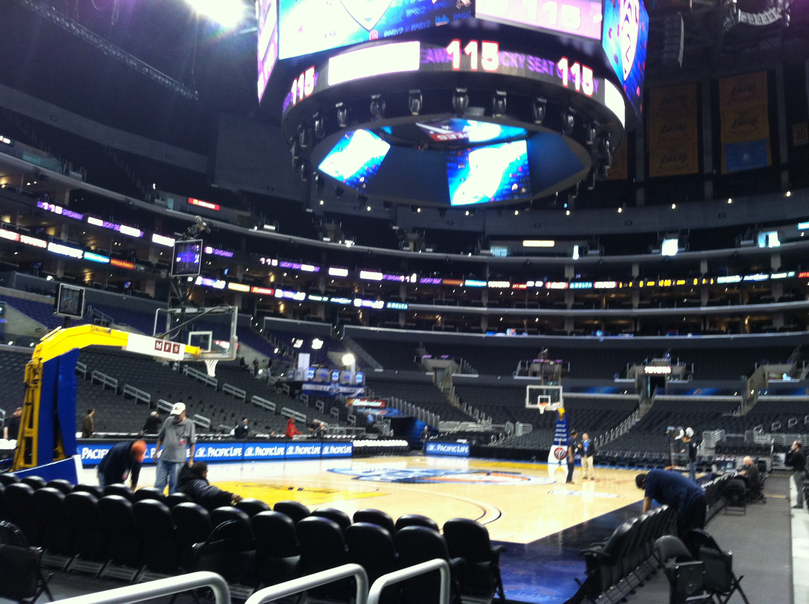 Pregame from Staples Center