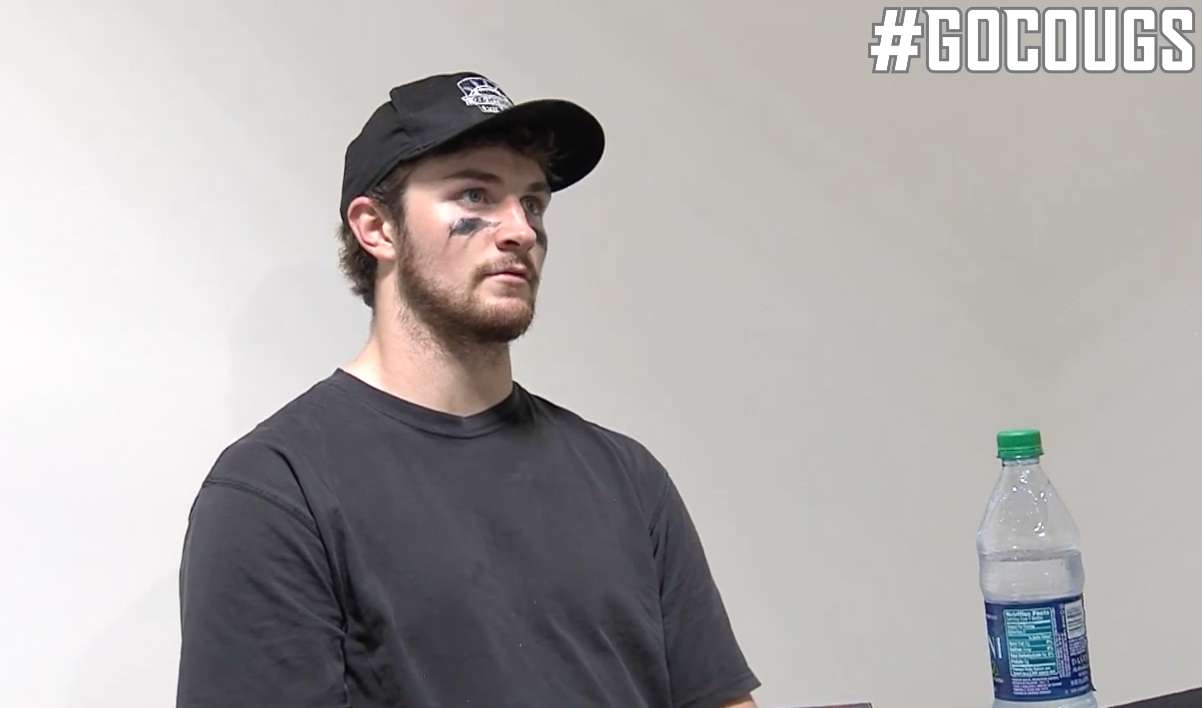 Luke Falk is thankful for the WSU defense
