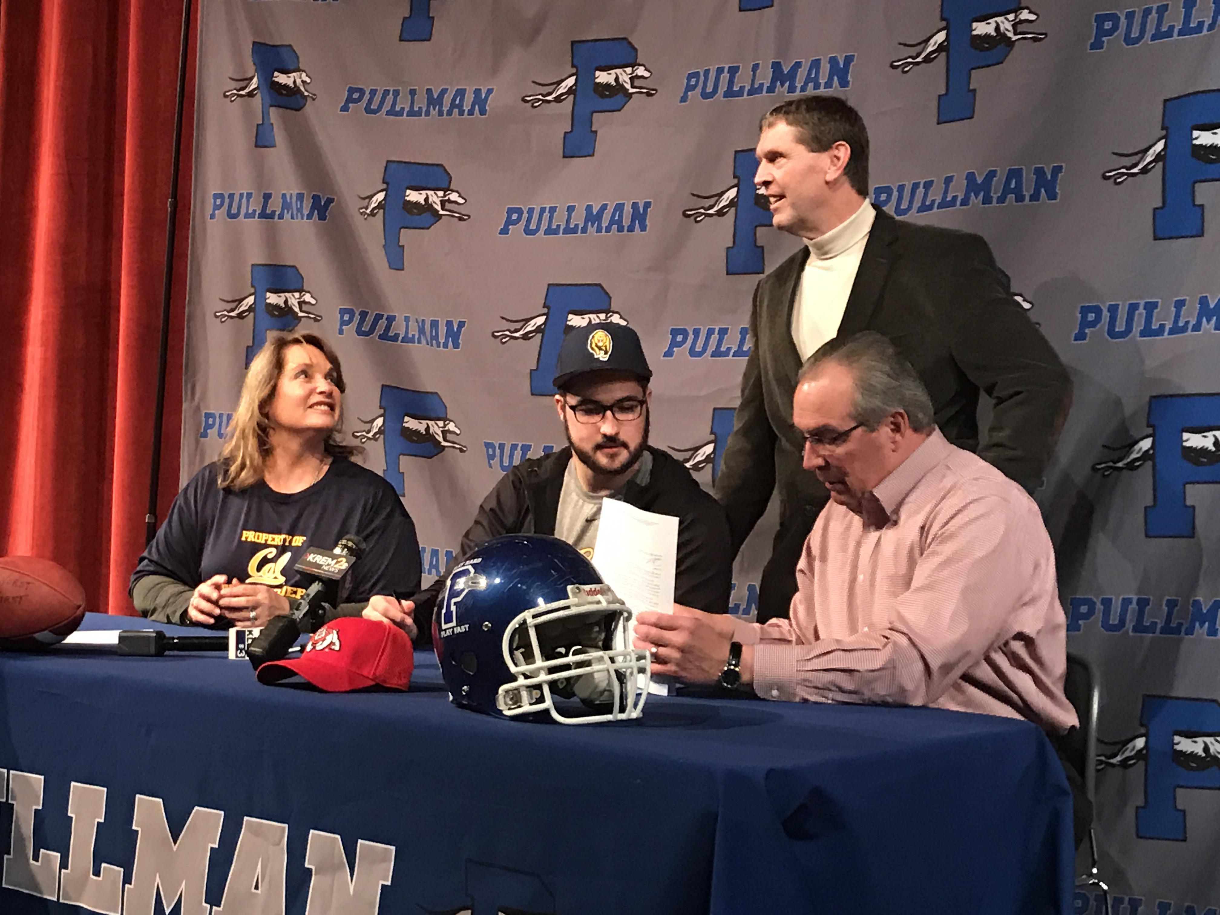 Ben Moos, son of Washington State A.D. Bill Moos, signs with California ...