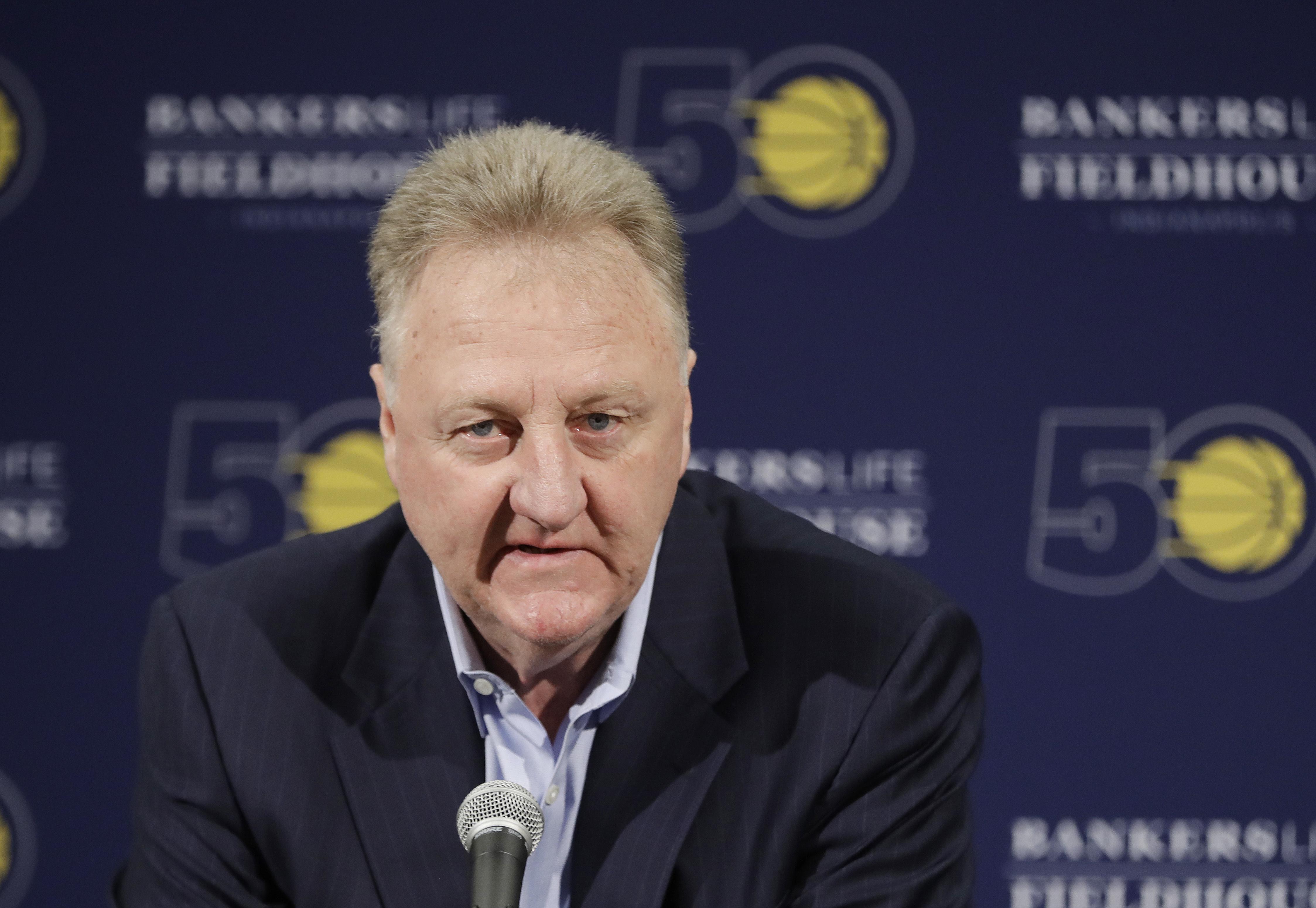 For 2nd time, Hall-of-Famer Larry Bird resigns as Pacers president ...