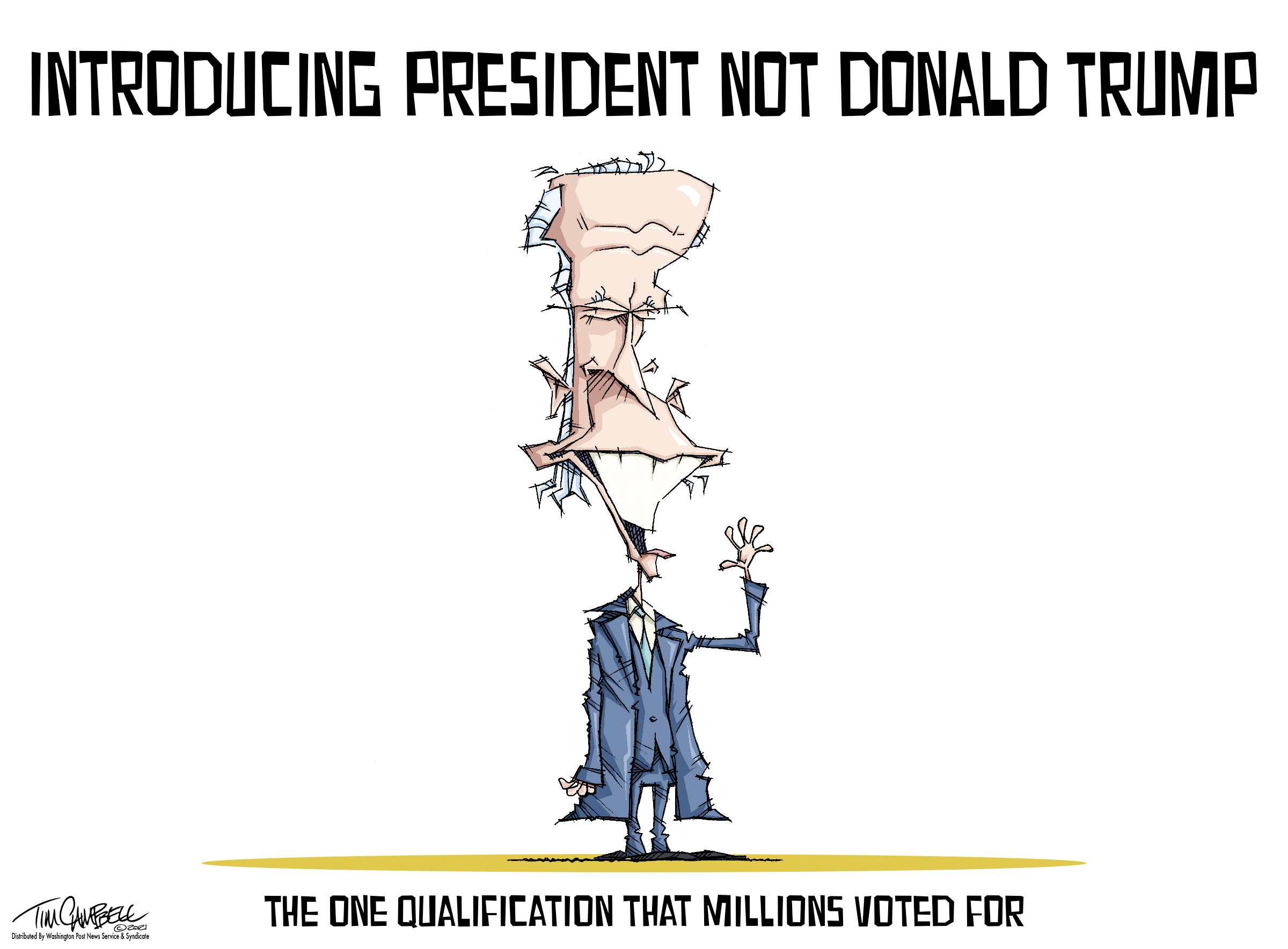 Tim Campbell cartoon