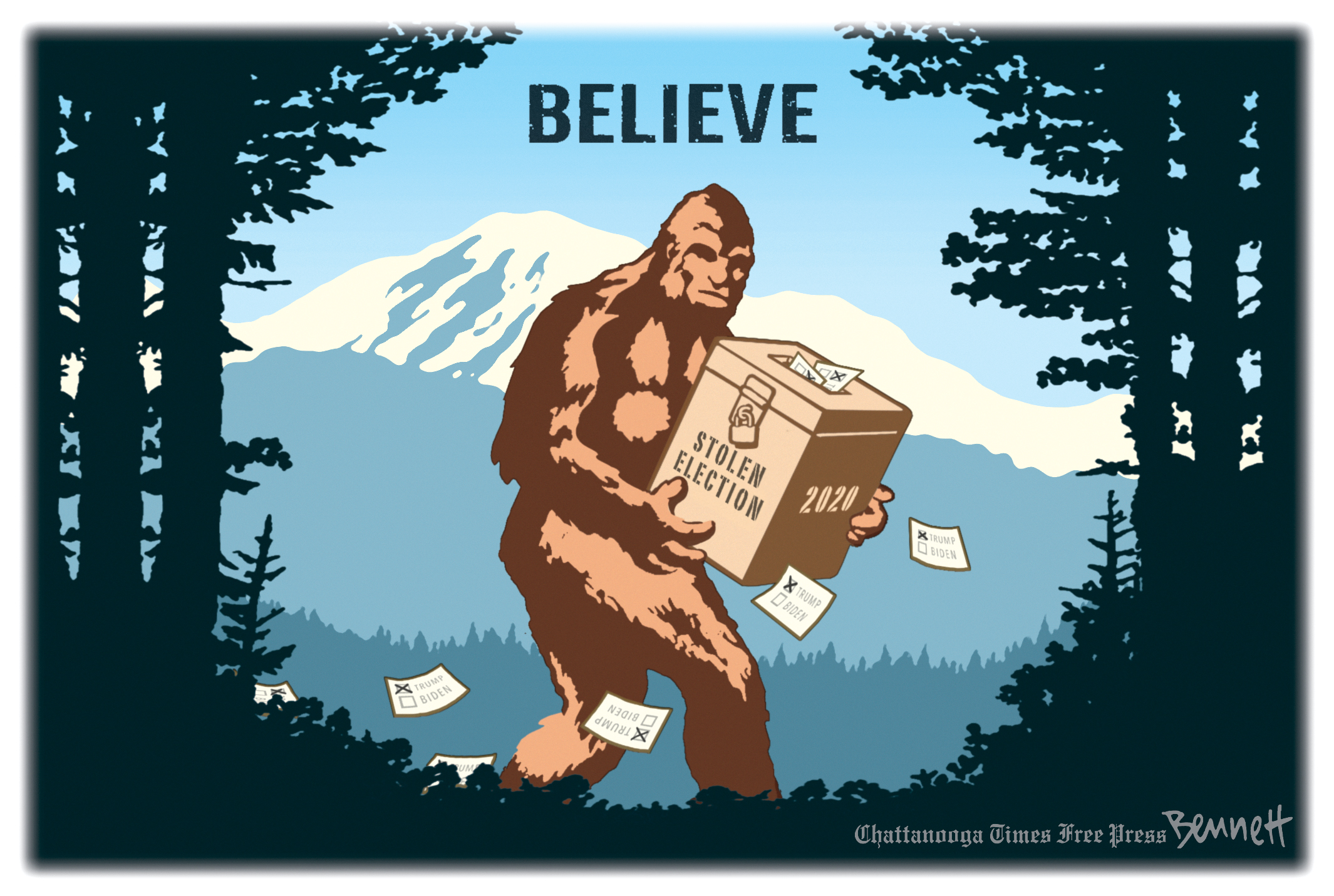 Clay Bennett cartoon